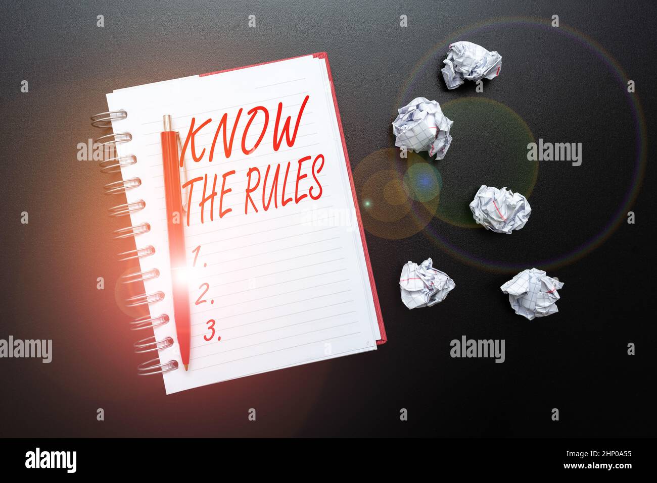 Hand writing sign Know The Rules, Internet Concept set explicit or ...