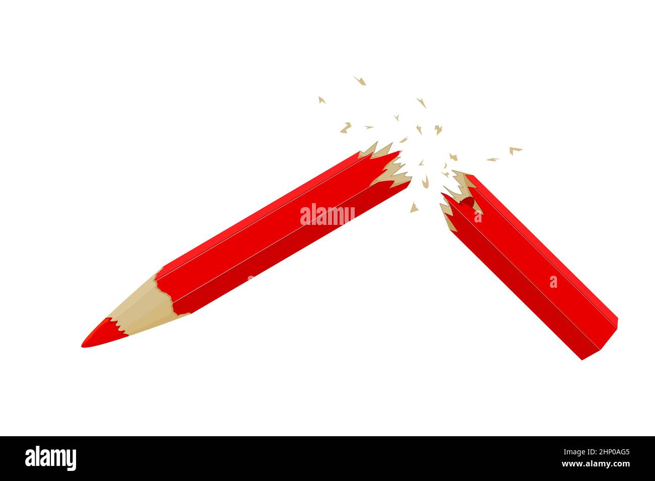 Wrecked wooden piece Stock Vector Images - Alamy