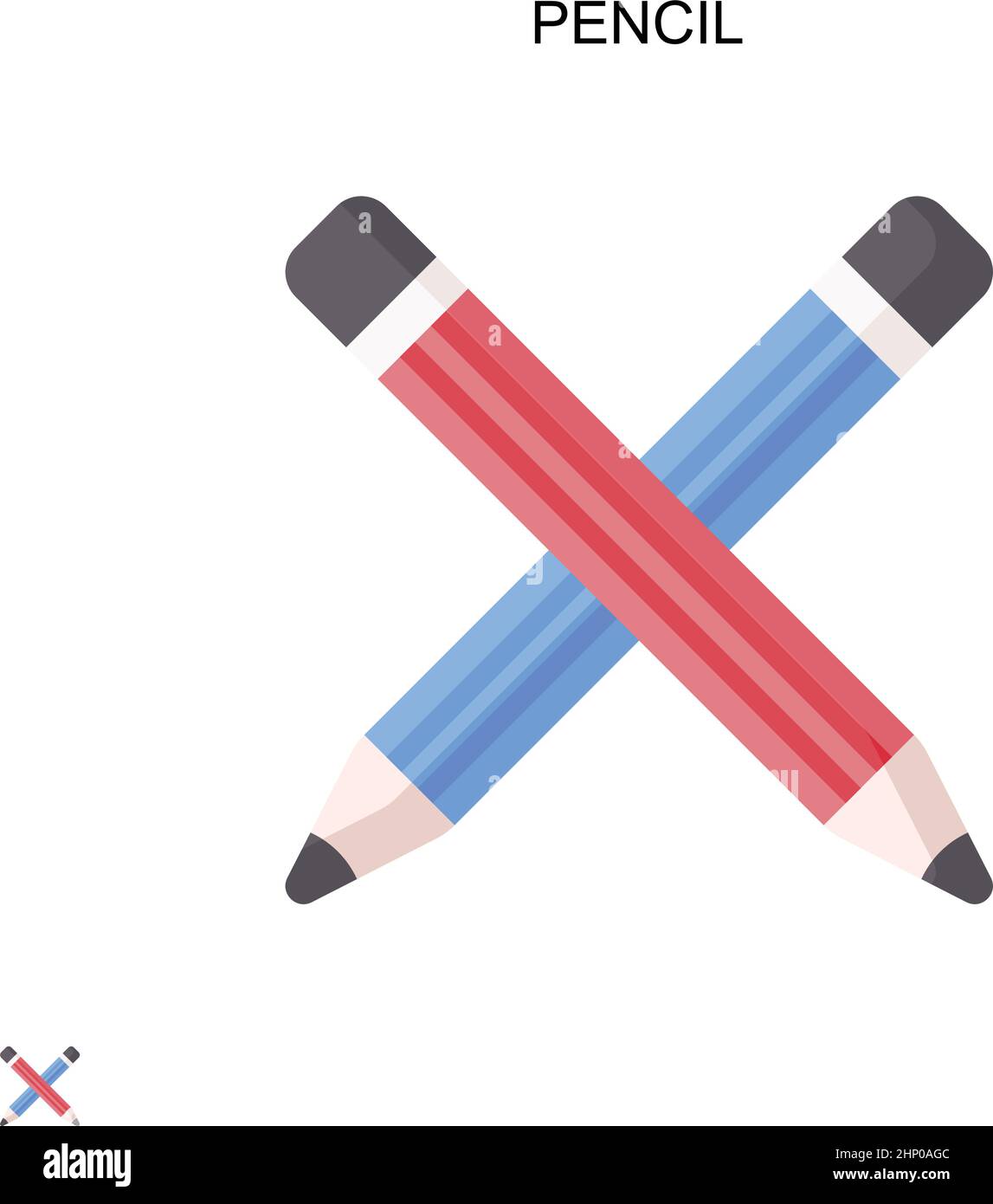 Pencil Simple Stock Vector Images - Alamy