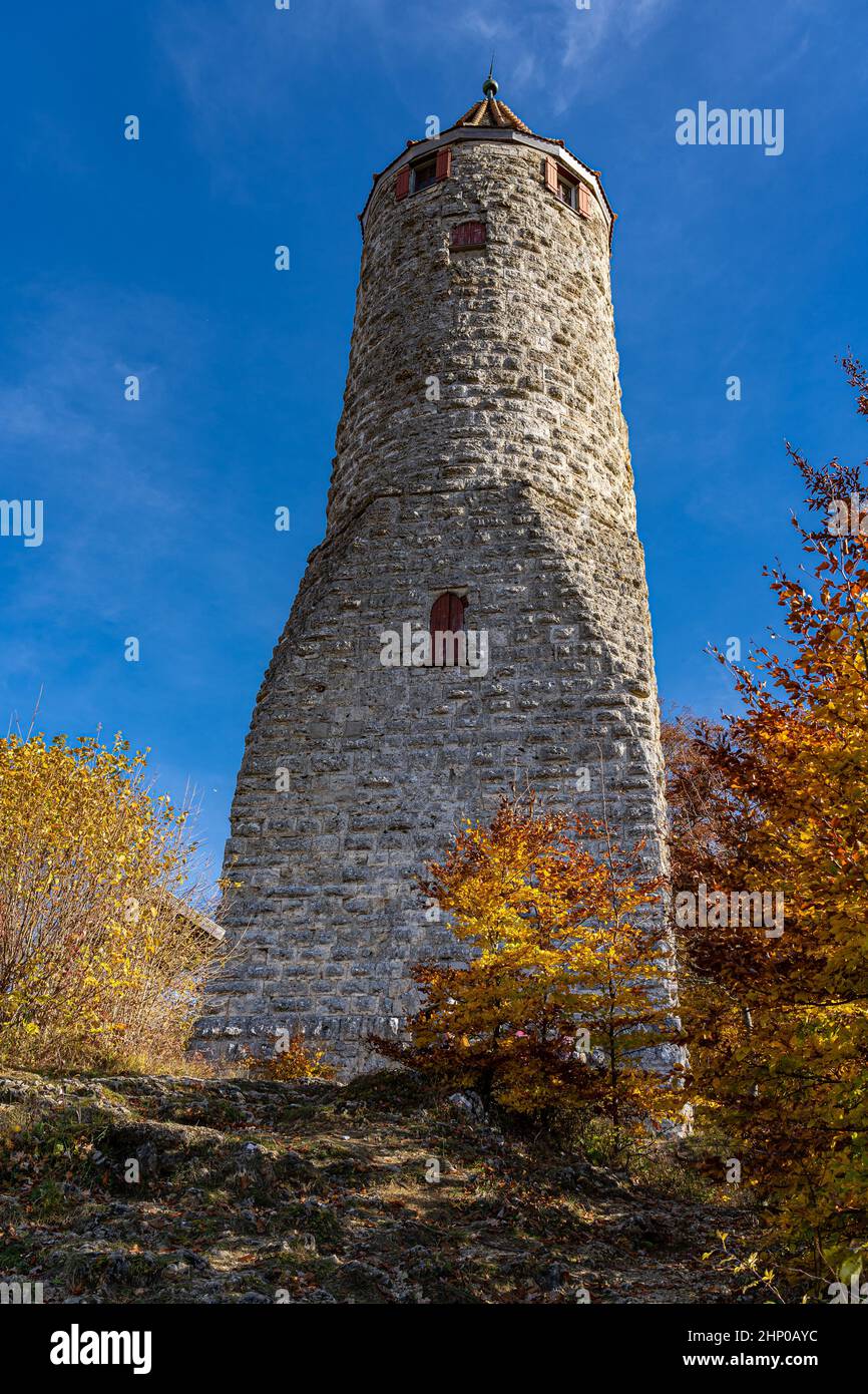Old watchtower on hill hi-res stock photography and images - Alamy