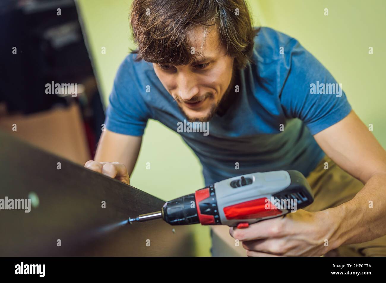 Unpacking putting together self hi-res stock photography and images - Alamy