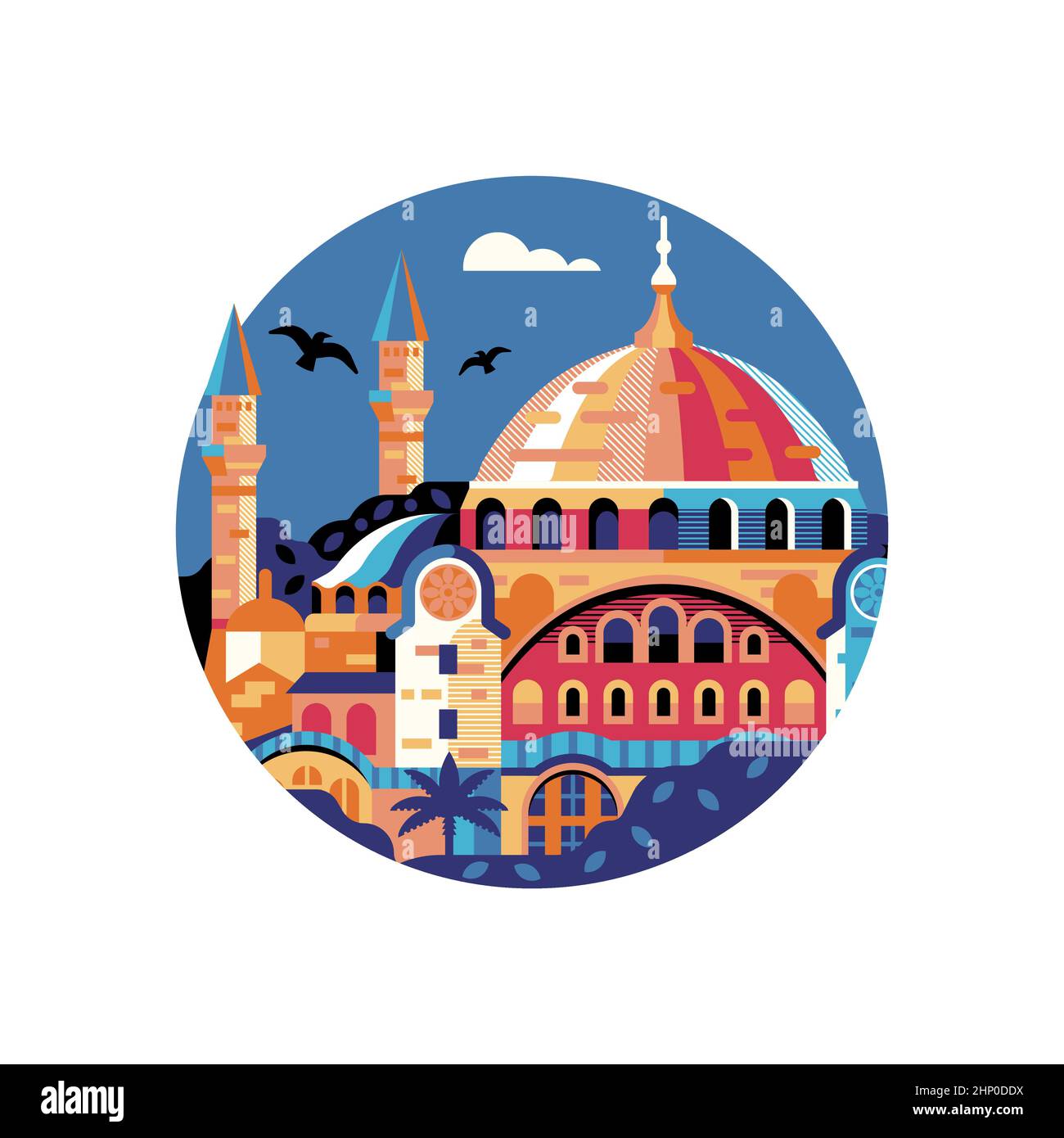 City architecture in istanbul Cut Out Stock Images & Pictures - Alamy