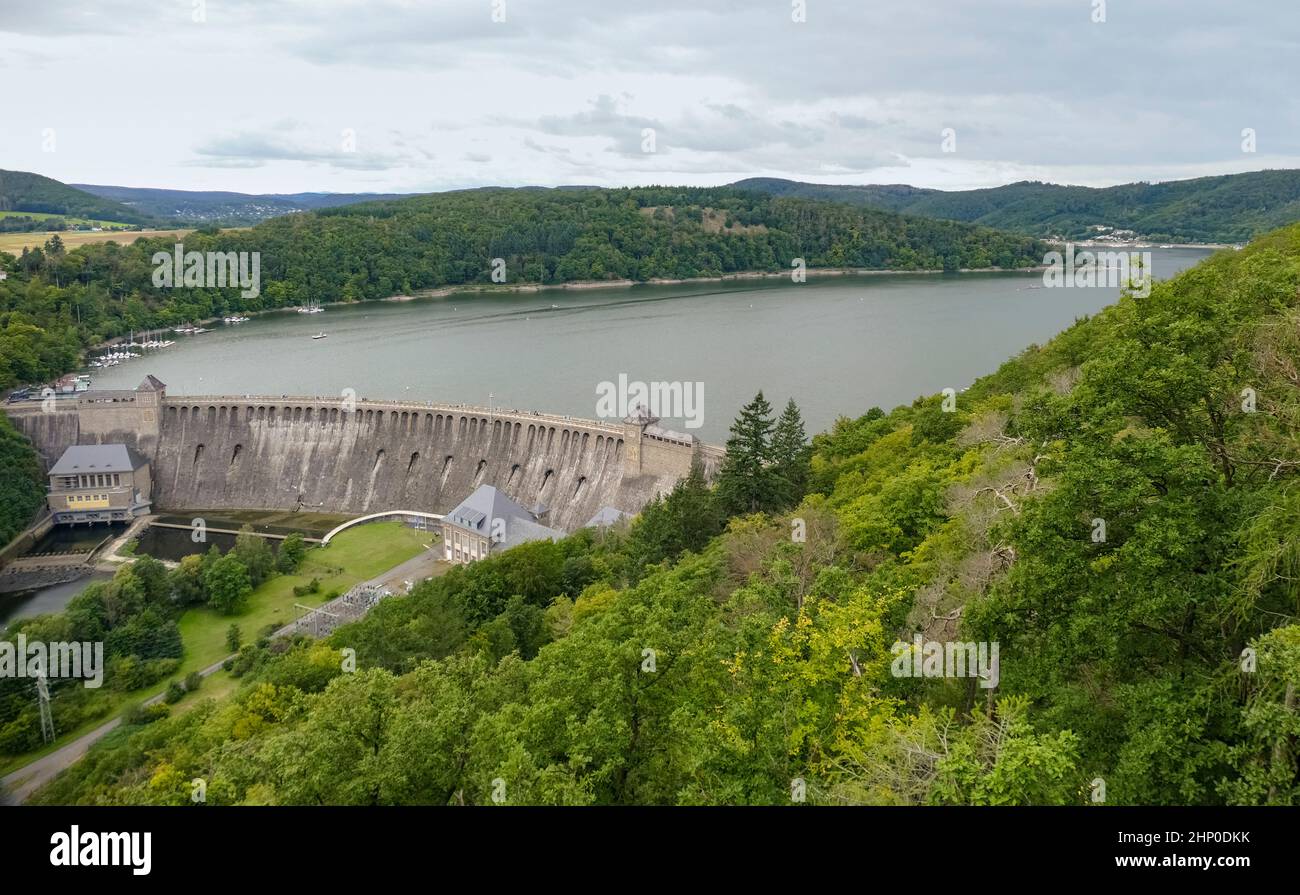 Scenery around the Edersee Dam in Hesse, Germany Stock Photo - Alamy