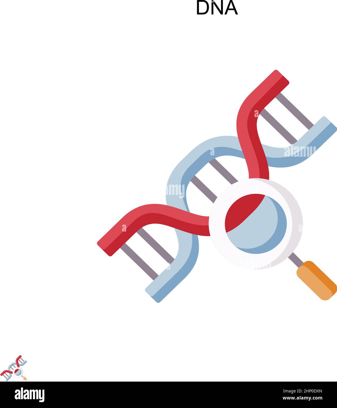 3d dna helix Stock Vector Images - Alamy