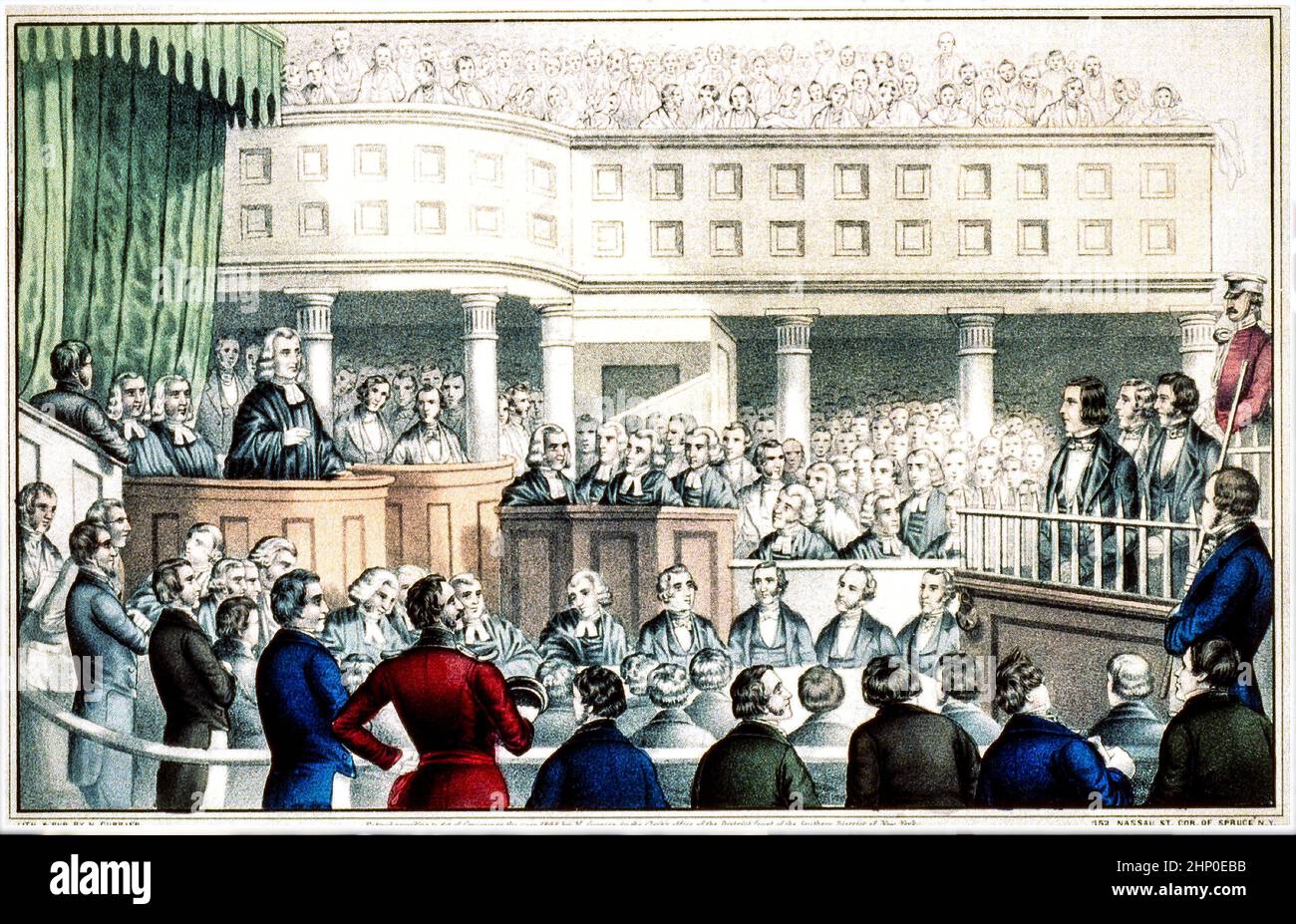 A 19th Century artwork of the Trial of Irish patriots at Clonmel, Oct ...