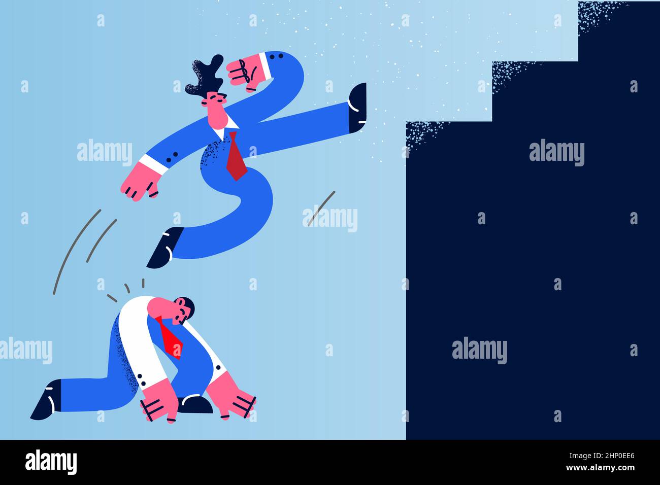 Male employee use colleague as stepping stone for goal achievement ...