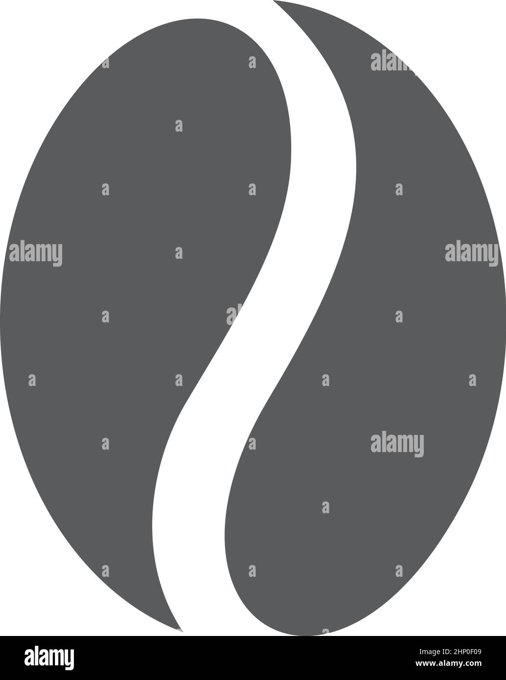 Coffee icon. Roasted bean symbol. Cafe logo Stock Vector Image & Art ...