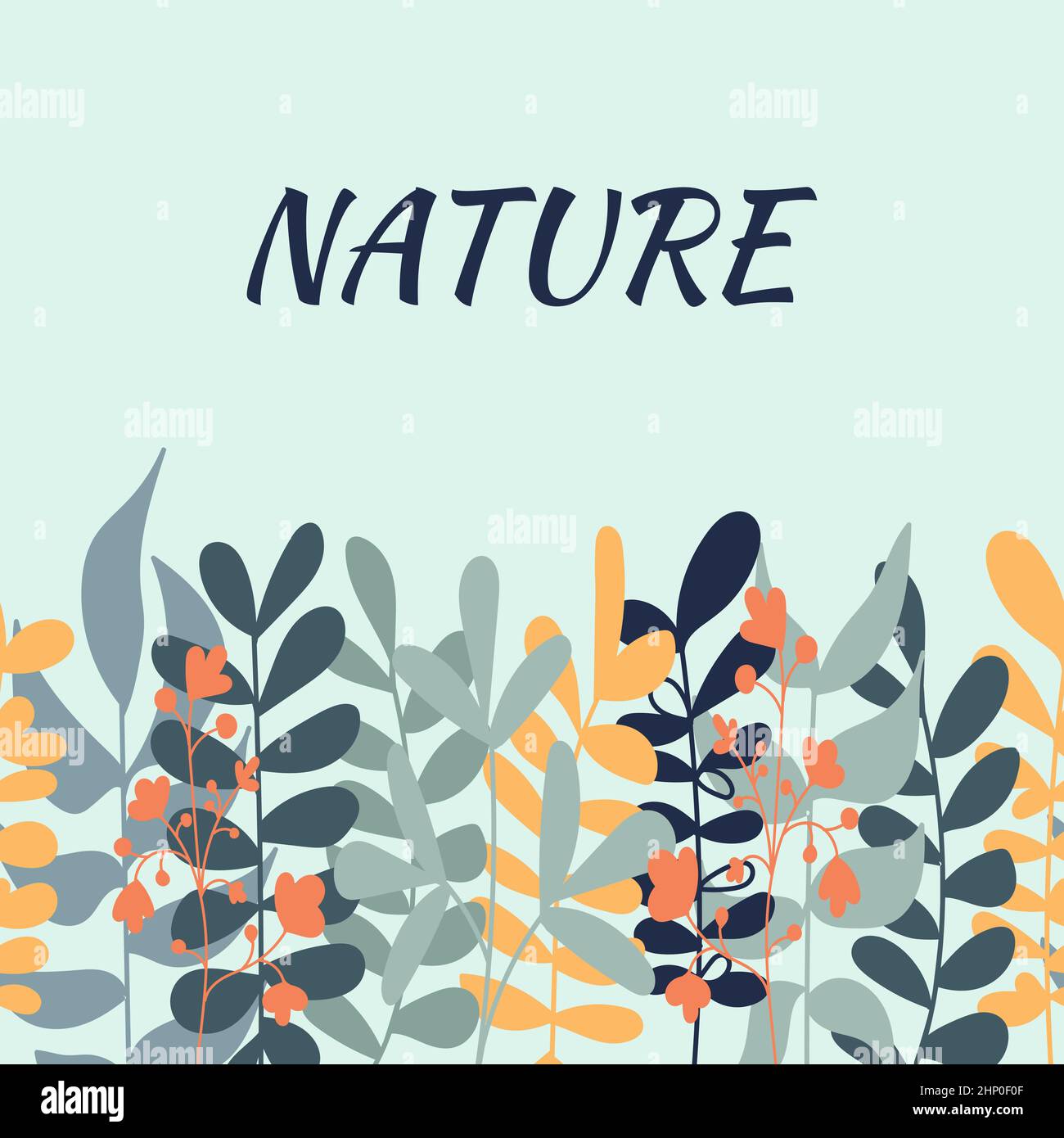 Illustration Flower border for your text Stock Vector Image & Art - Alamy