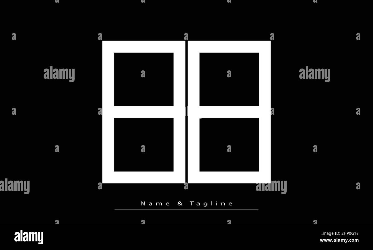 No initials logo Black and White Stock Photos & Images - Alamy