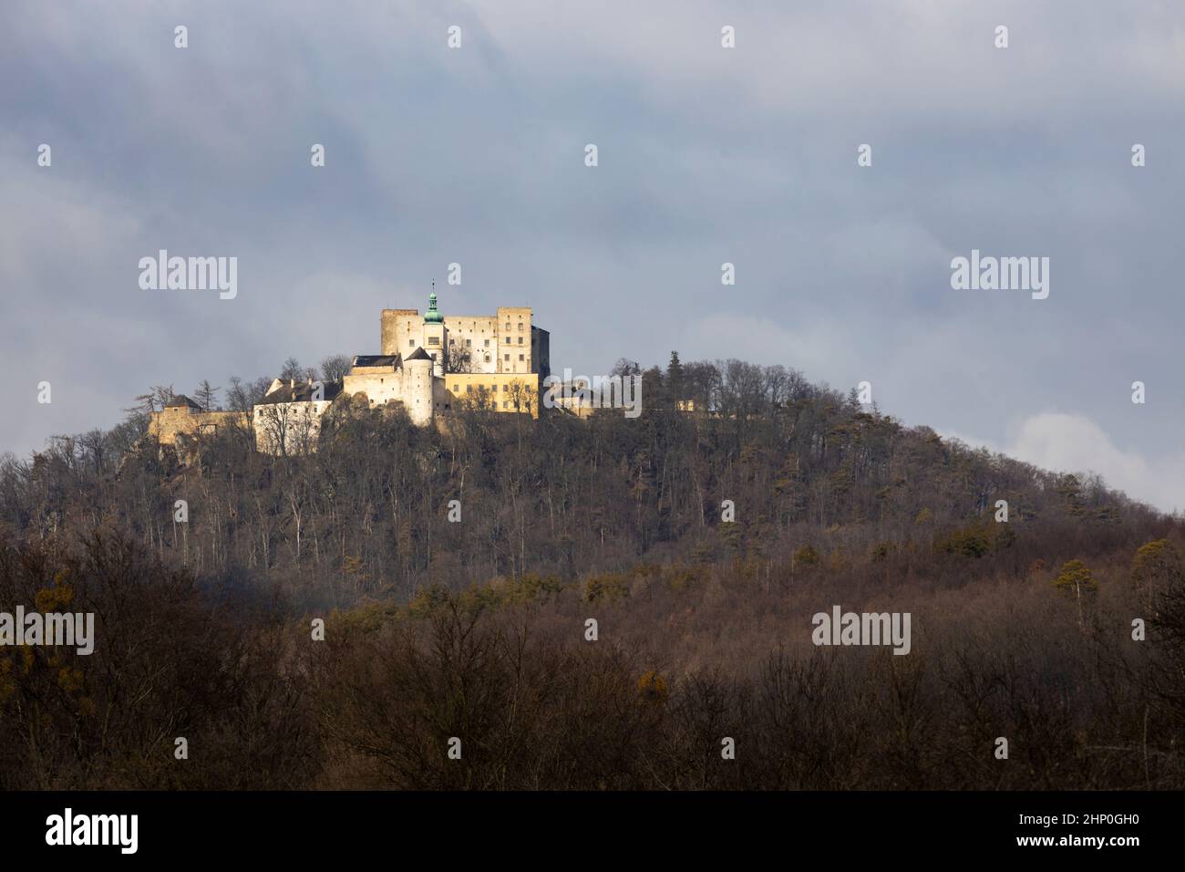 Buchlov castle in Southern Moravia, Czech Republic Stock Photo - Alamy