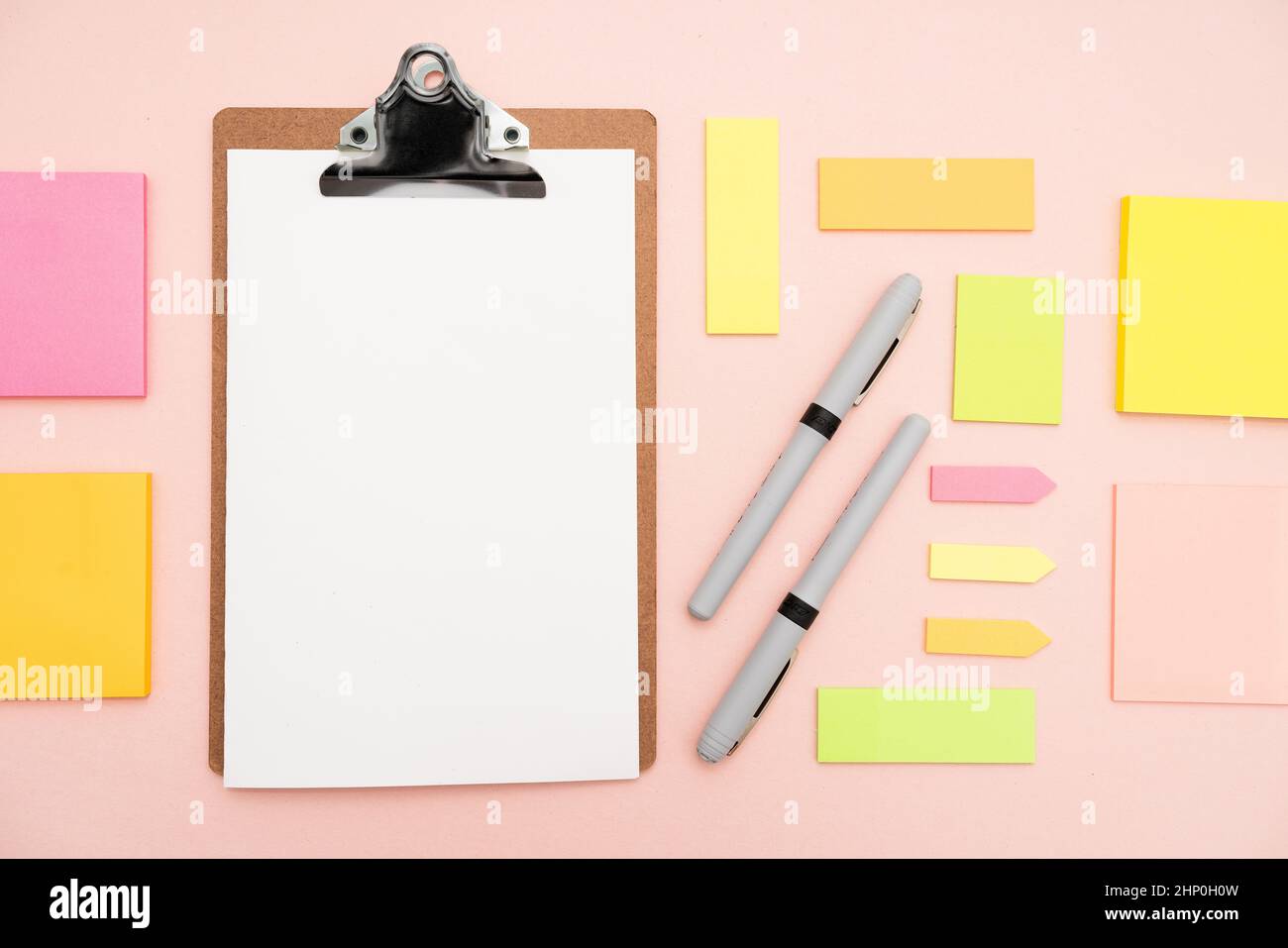 Multiple Assorted Collection Office Stationery Photo Placed Over Table ...
