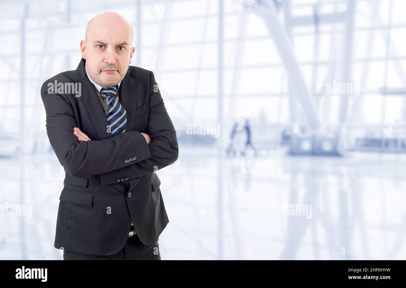 mad businessman portrait at the office Stock Photo - Alamy