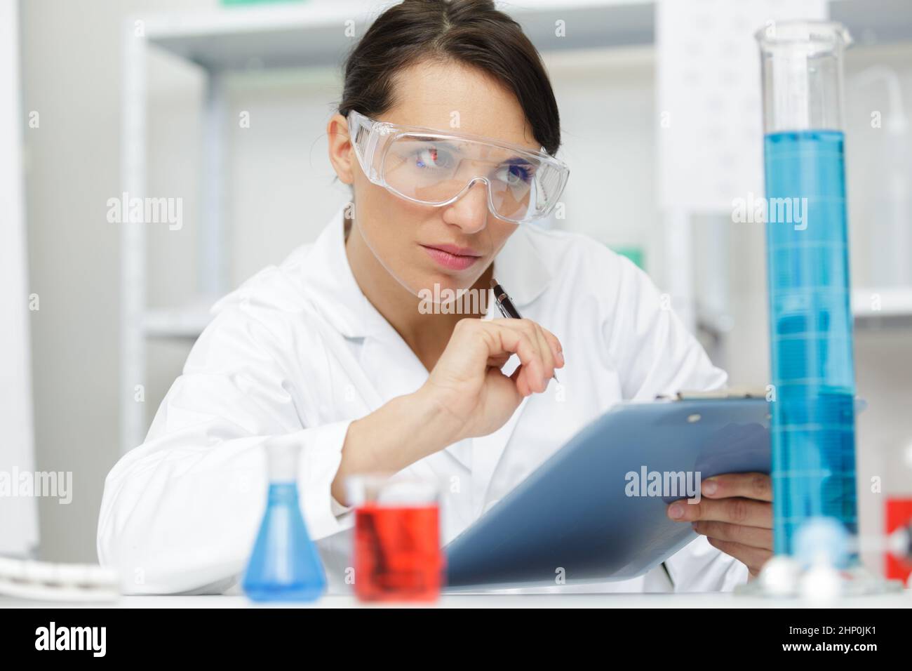 a woman in the lab Stock Photo - Alamy