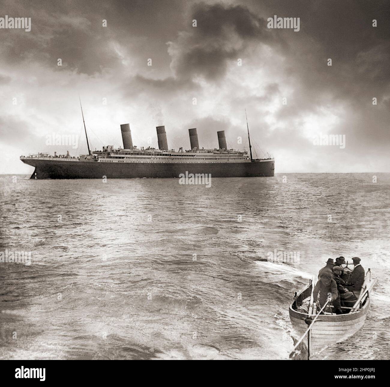 Unfinished Olympic Ship Sinking