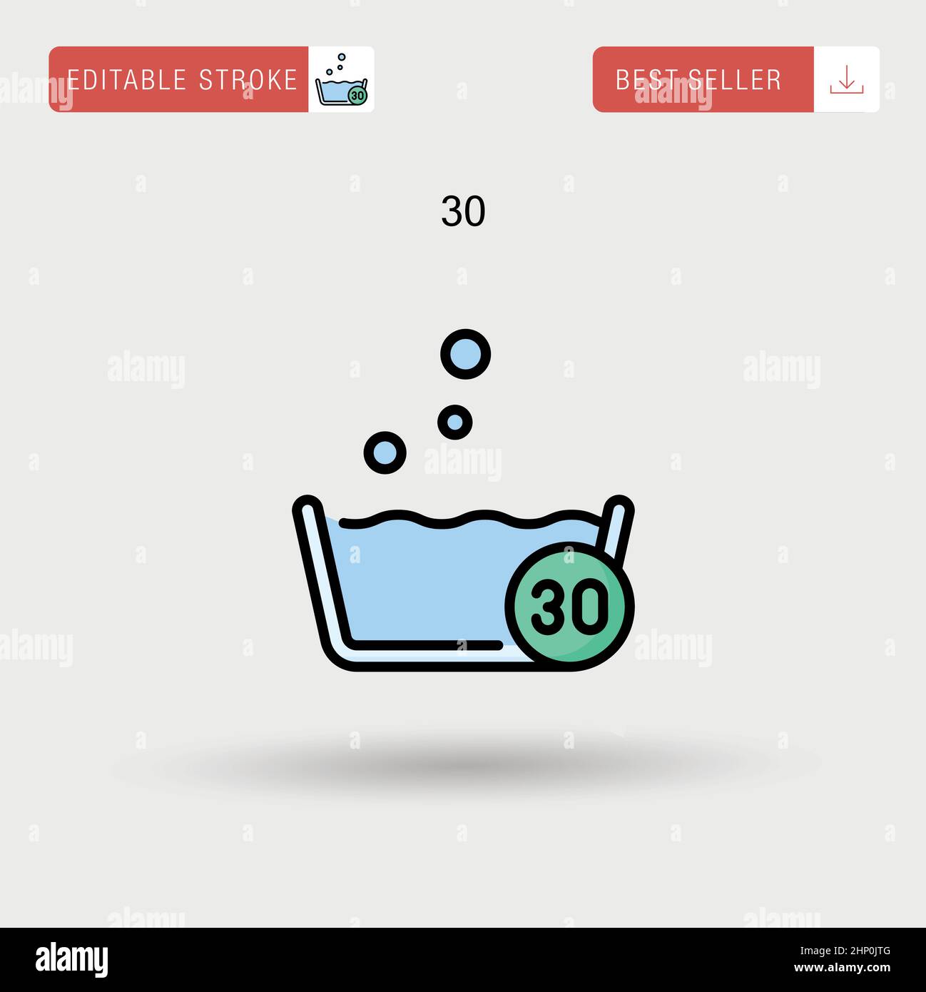 Template logo 30 anniversary vector hi-res stock photography and images ...