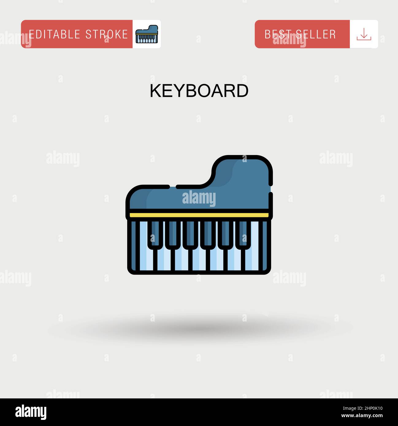 Keyboard Simple vector icon Stock Vector Image & Art - Alamy