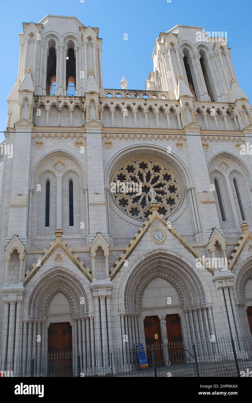 The Basilica of Notre-Dame de Nice (French: Basilique Notre-Dame de ...