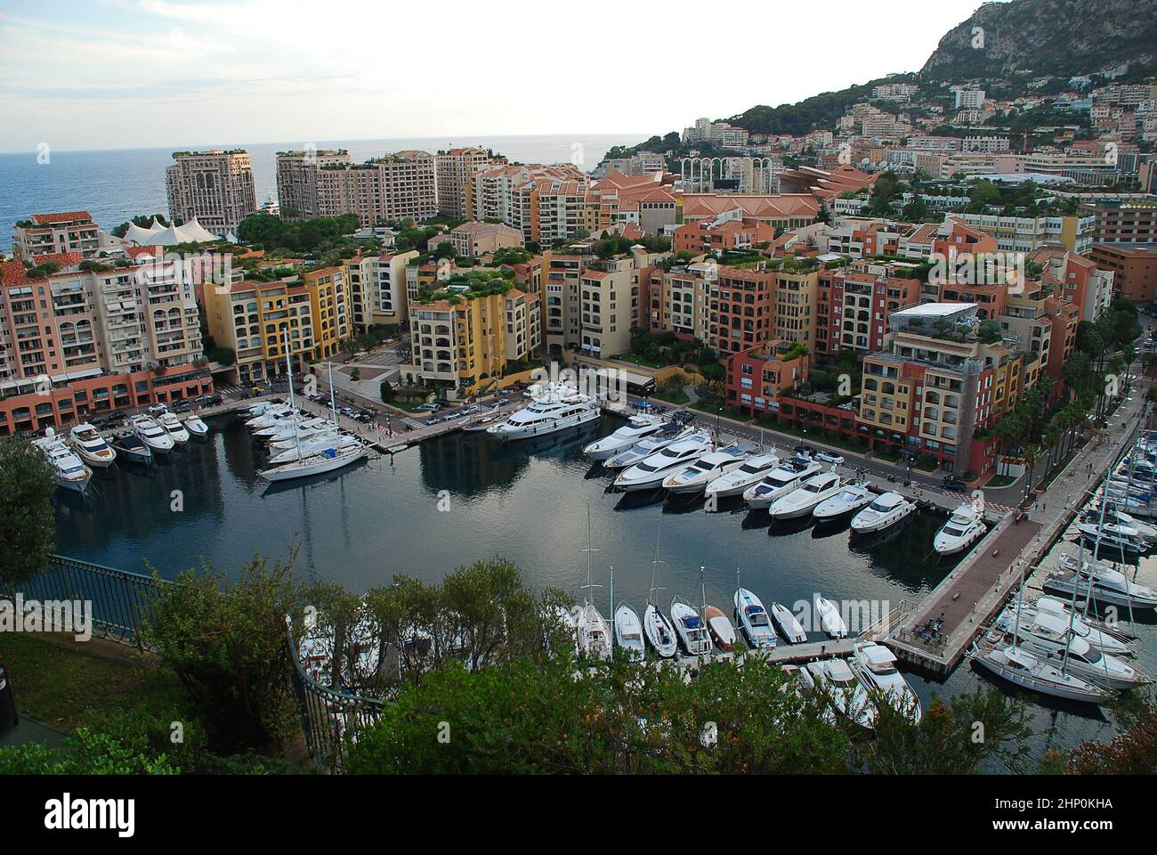 View of Fontvieille, Monaco. Fontvieille is the southernmost ward in ...