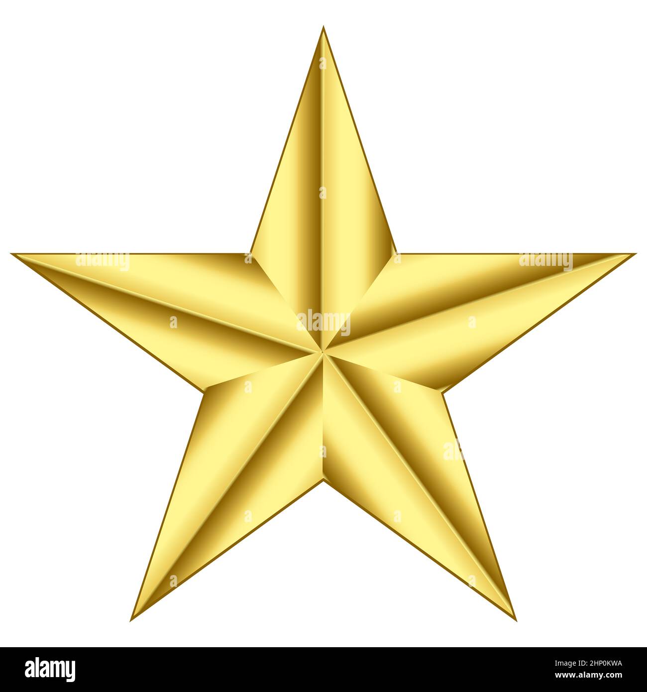 Gold star as a pip on a military uniform Stock Photo - Alamy