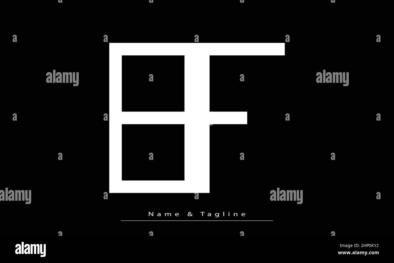 Alphabet letters Initials Monogram logo BF, FB Stock Vector Image & Art ...