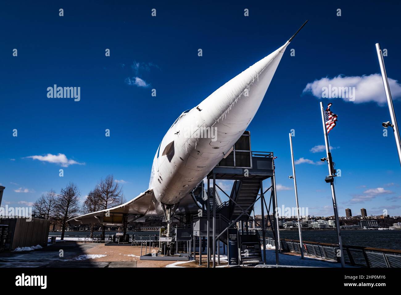 Fantastic view of the British Airways BAC Aérospatiale Concorde exhibit ...