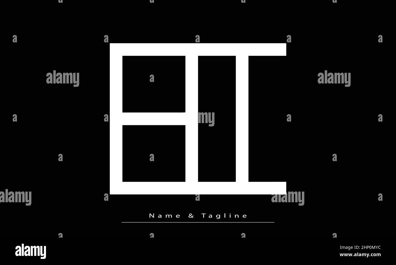Bi logo Black and White Stock Photos & Images - Alamy