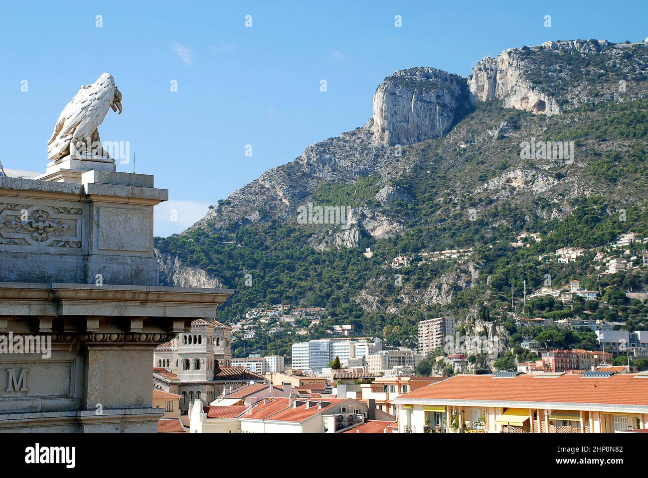 Architecture detail of the roof from the Oceanographic Museum, Monaco ...