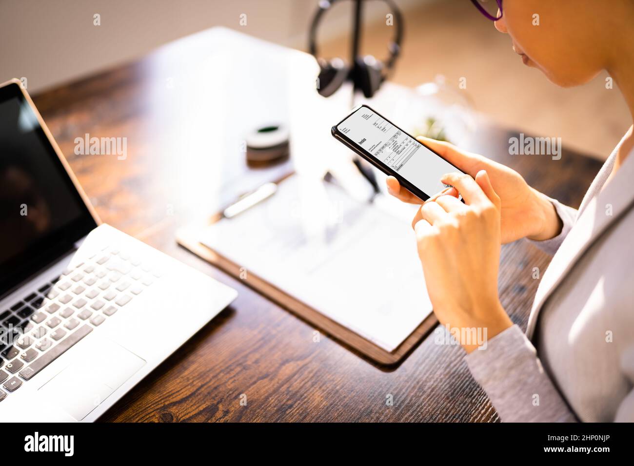OCR Recognition Taking Photo Using Mobile Phone Stock Photo - Alamy