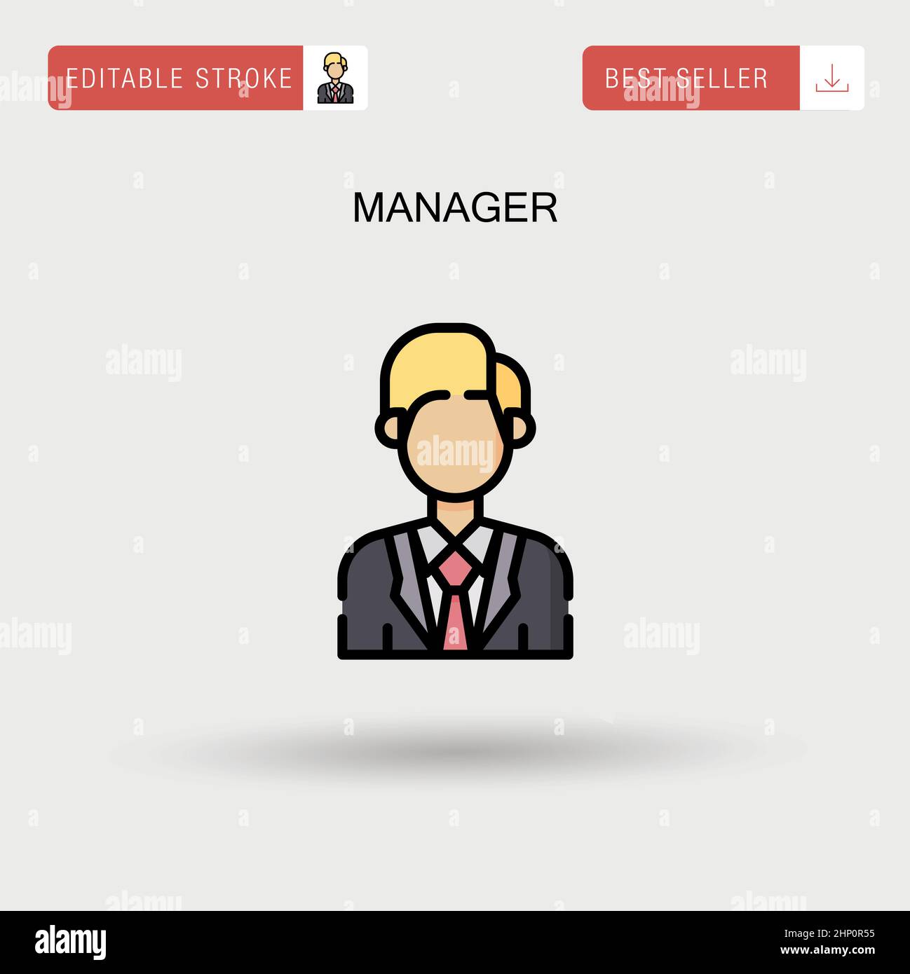 Project manager office computer woman Stock Vector Images - Alamy