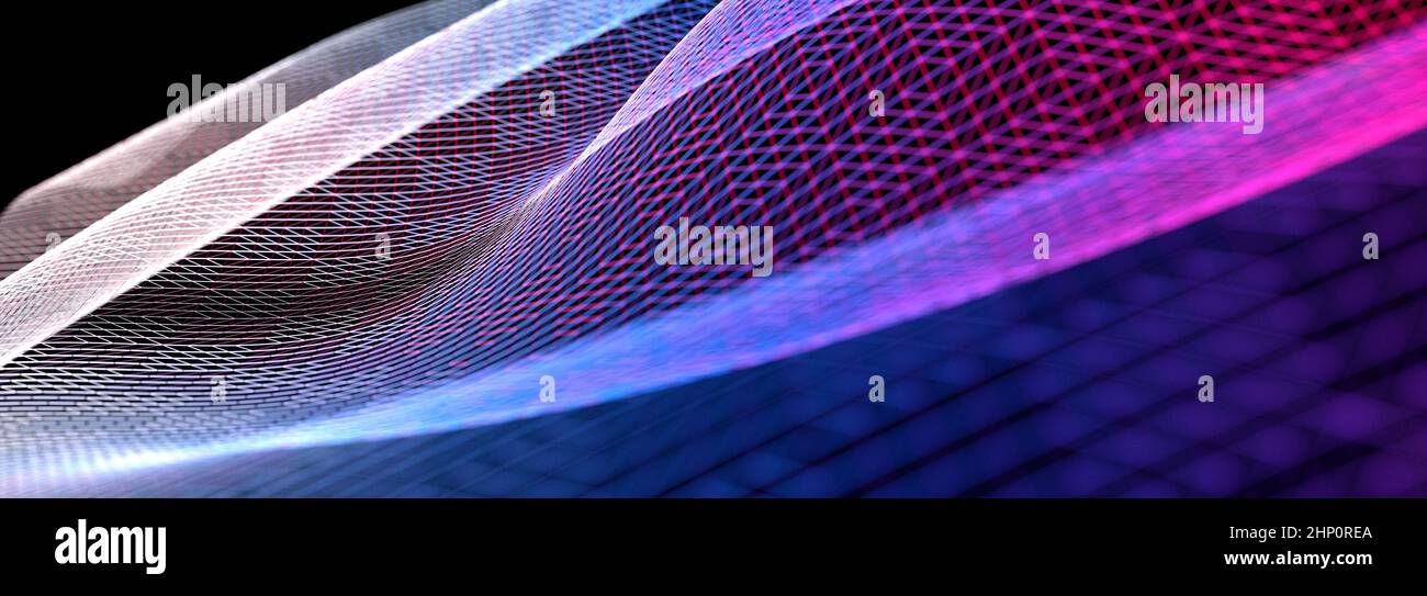 Abstract wave background of technology and science Stock Photo - Alamy