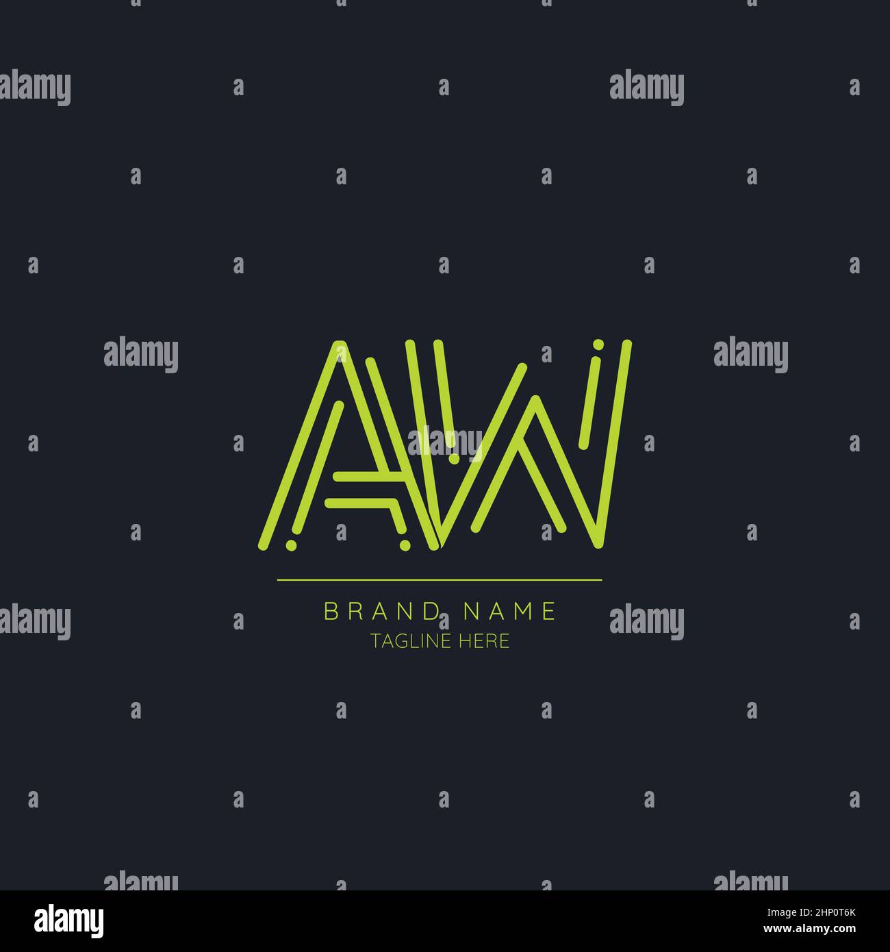 Aw alphabet hi-res stock photography and images - Alamy