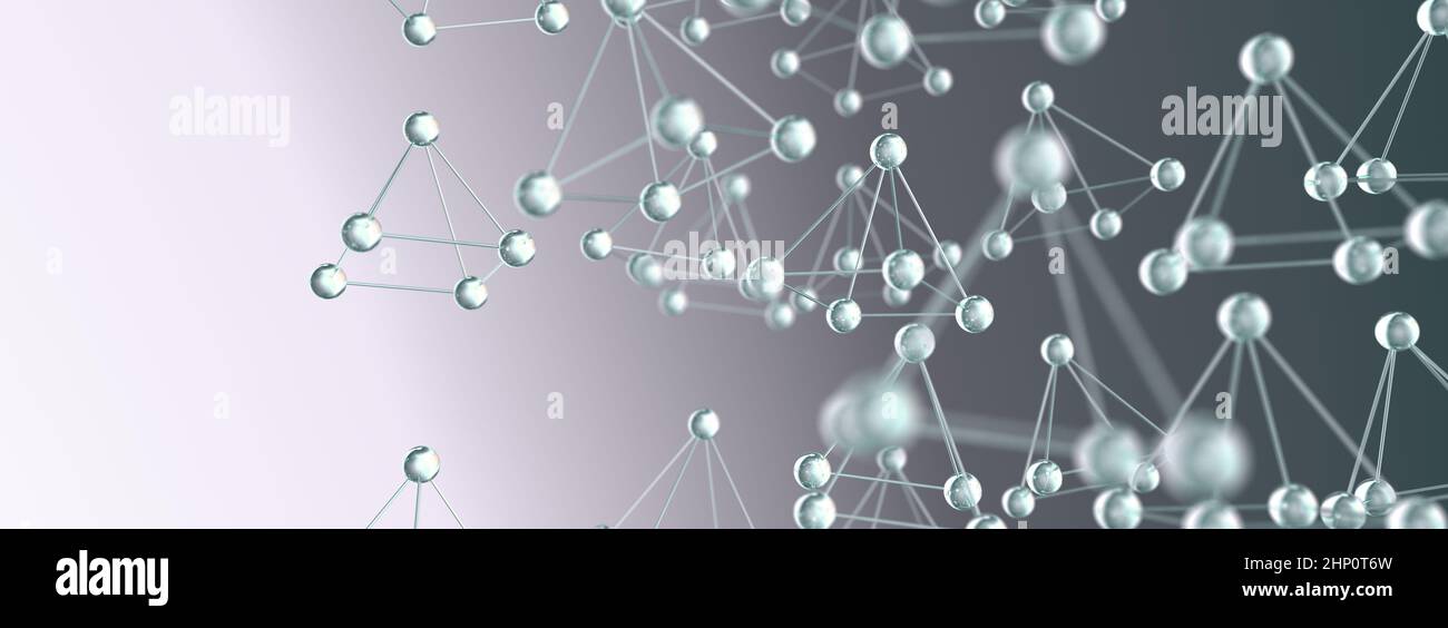 Abstract structure for chemical and biochemistry background.Science and ...
