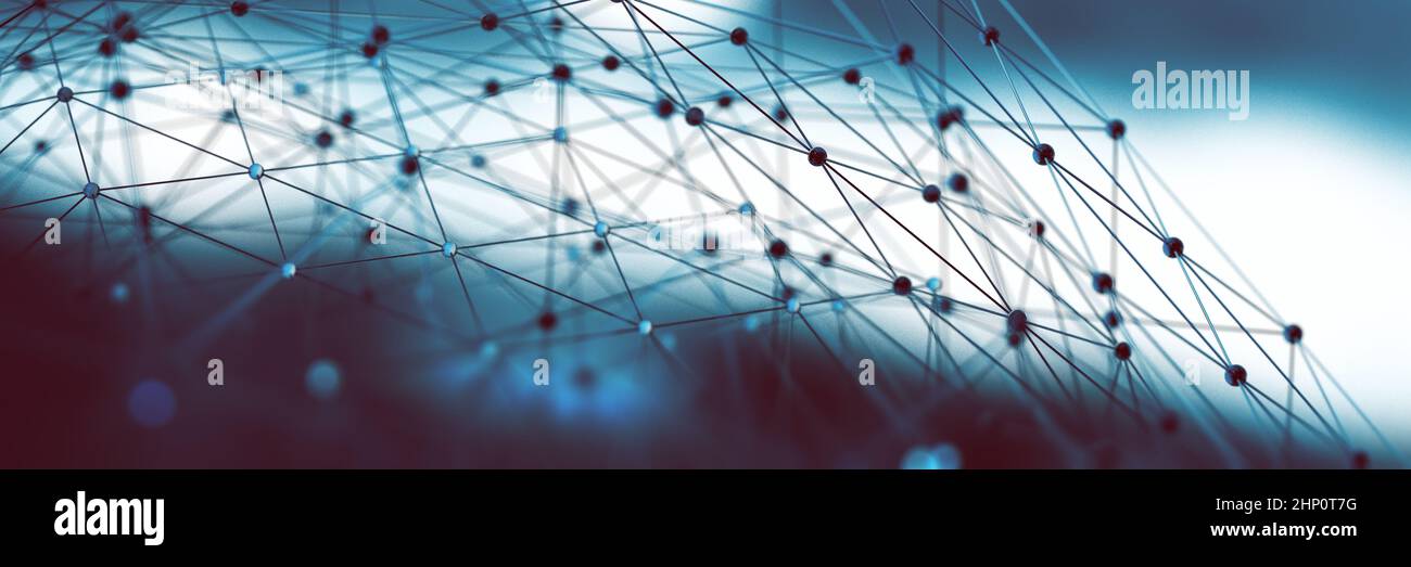 Global network connection and communication concept. Abstract tech ...