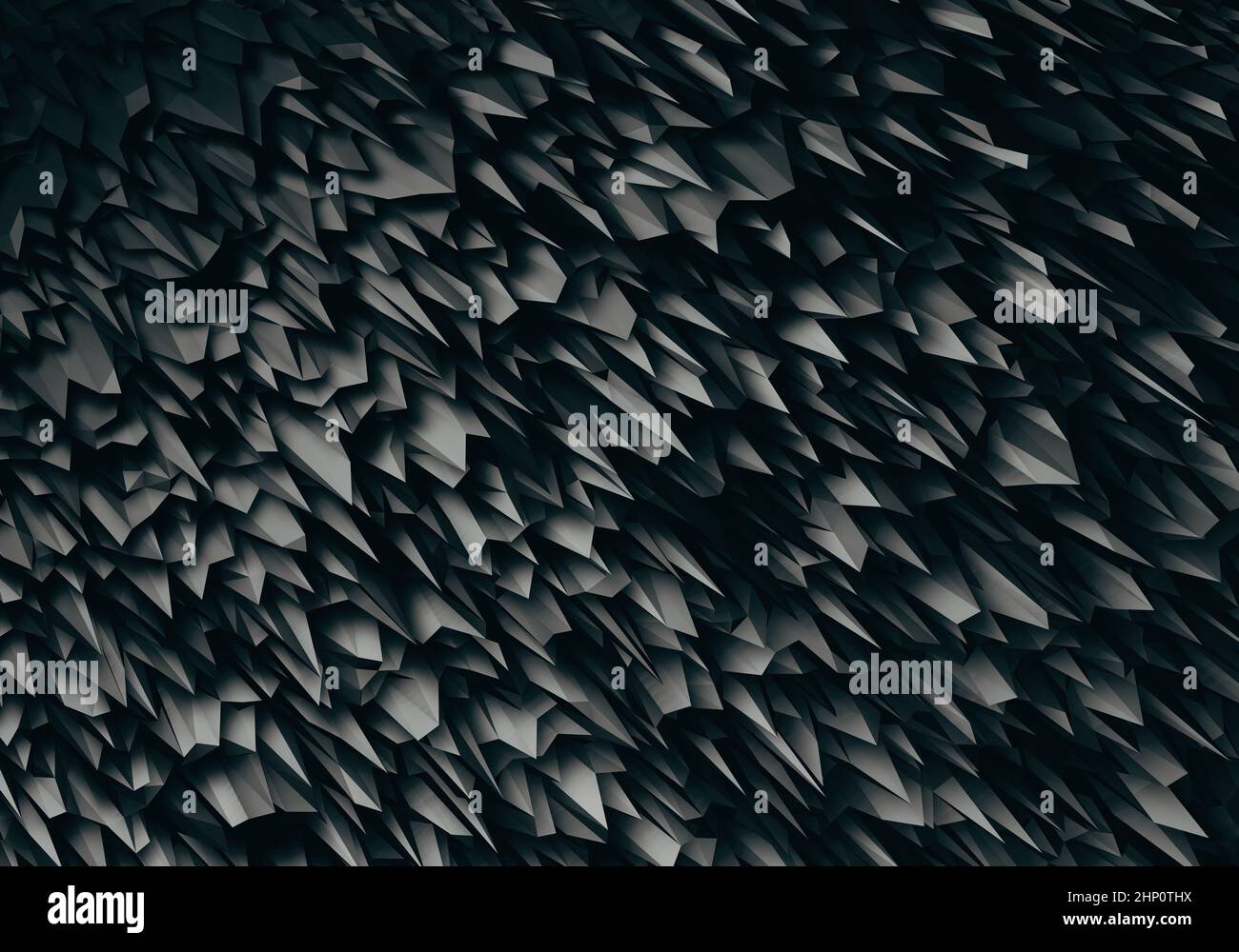 3d illustration of black textured surface background. Black abstract ...