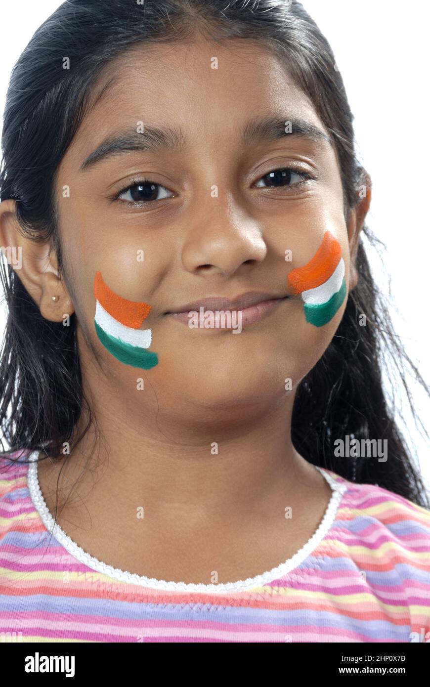 India Asia May. 21, 2008 - Indian six years old cute little girl with ...