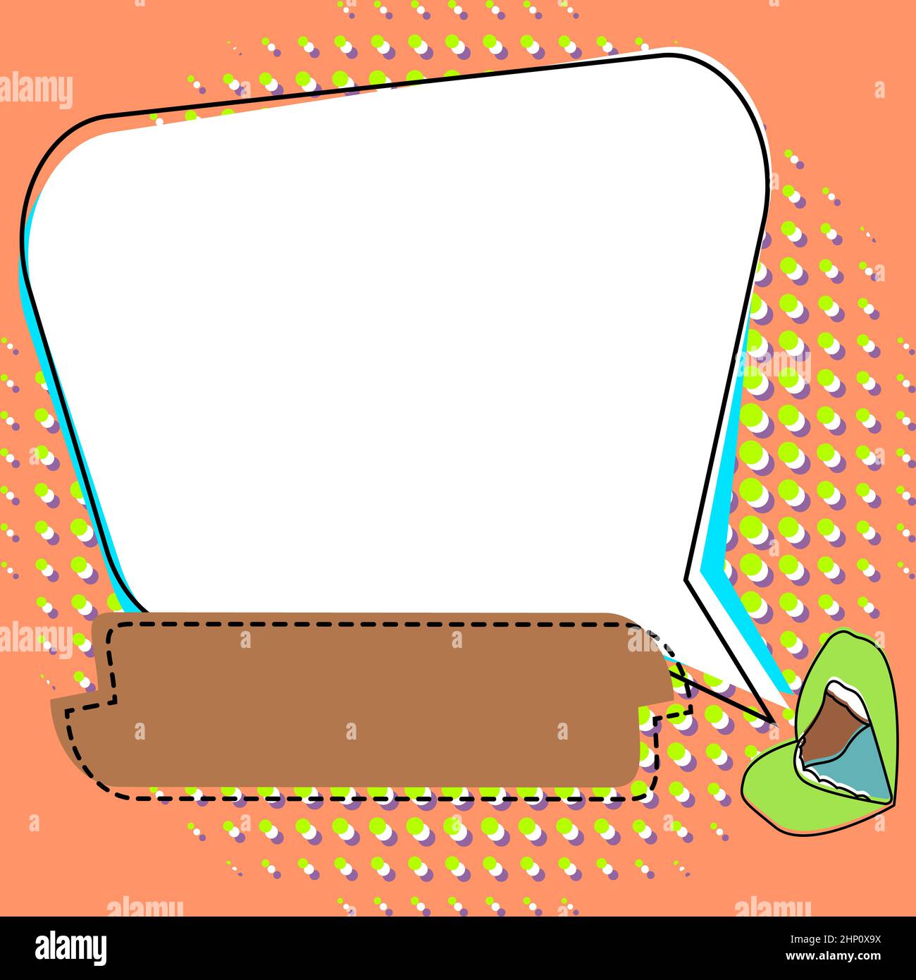 Lips Drawing Sharing Positive Comments Good Reactions Through Bubble ...