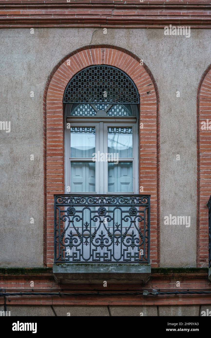 Traditional European buildings facade of glass windows Stock Photo - Alamy
