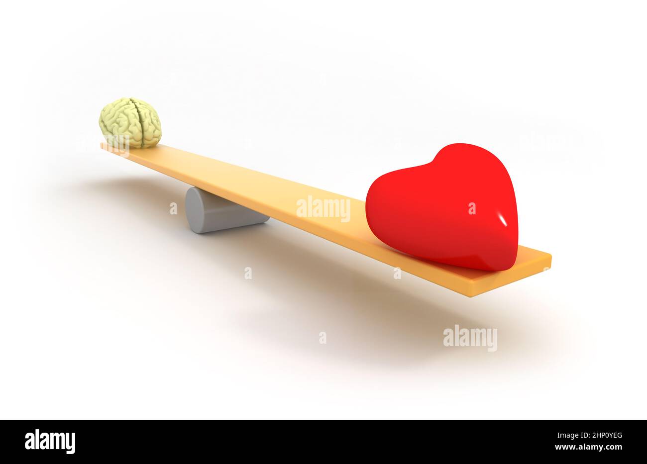 balance between heart and mind Stock Photo - Alamy