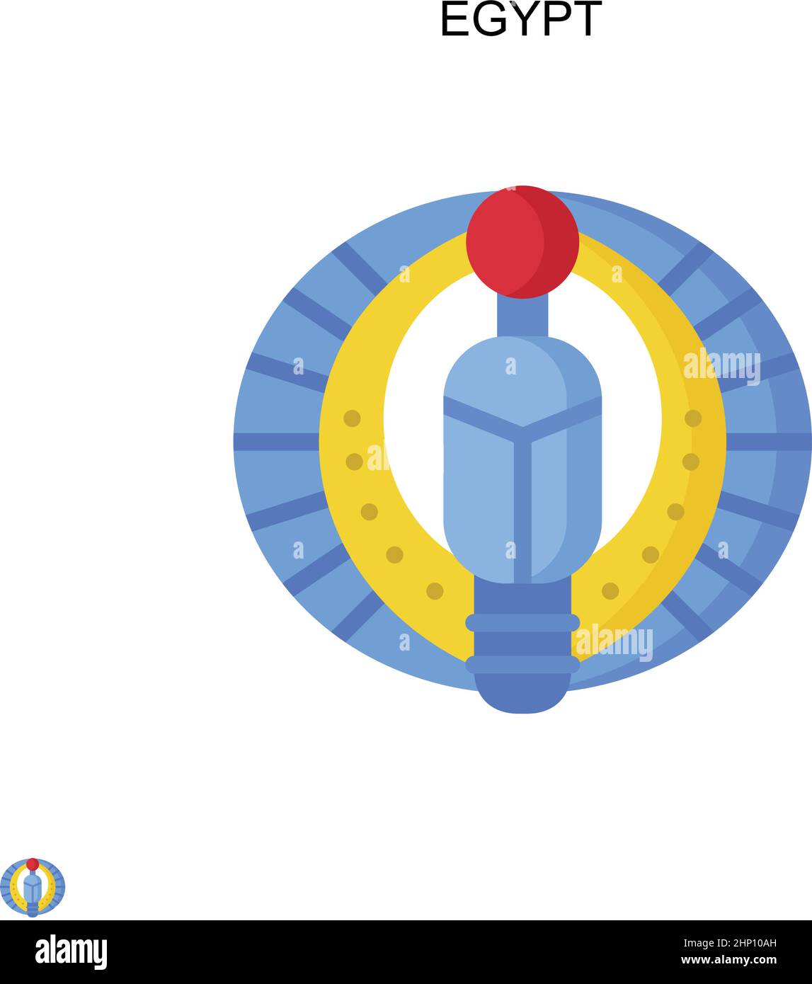 Egypt Simple vector icon. Illustration symbol design template for web ...