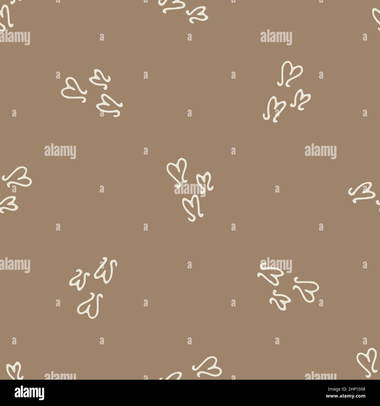 Gender neutral love heart seamless vector background. Simple whimsical ...