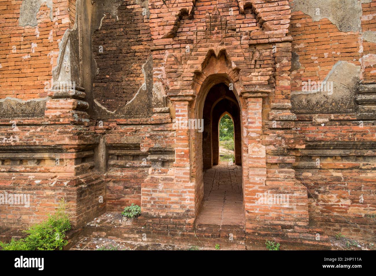 Ancient temple in Bagan, Myanmar. Bagan is an ancient city in central ...