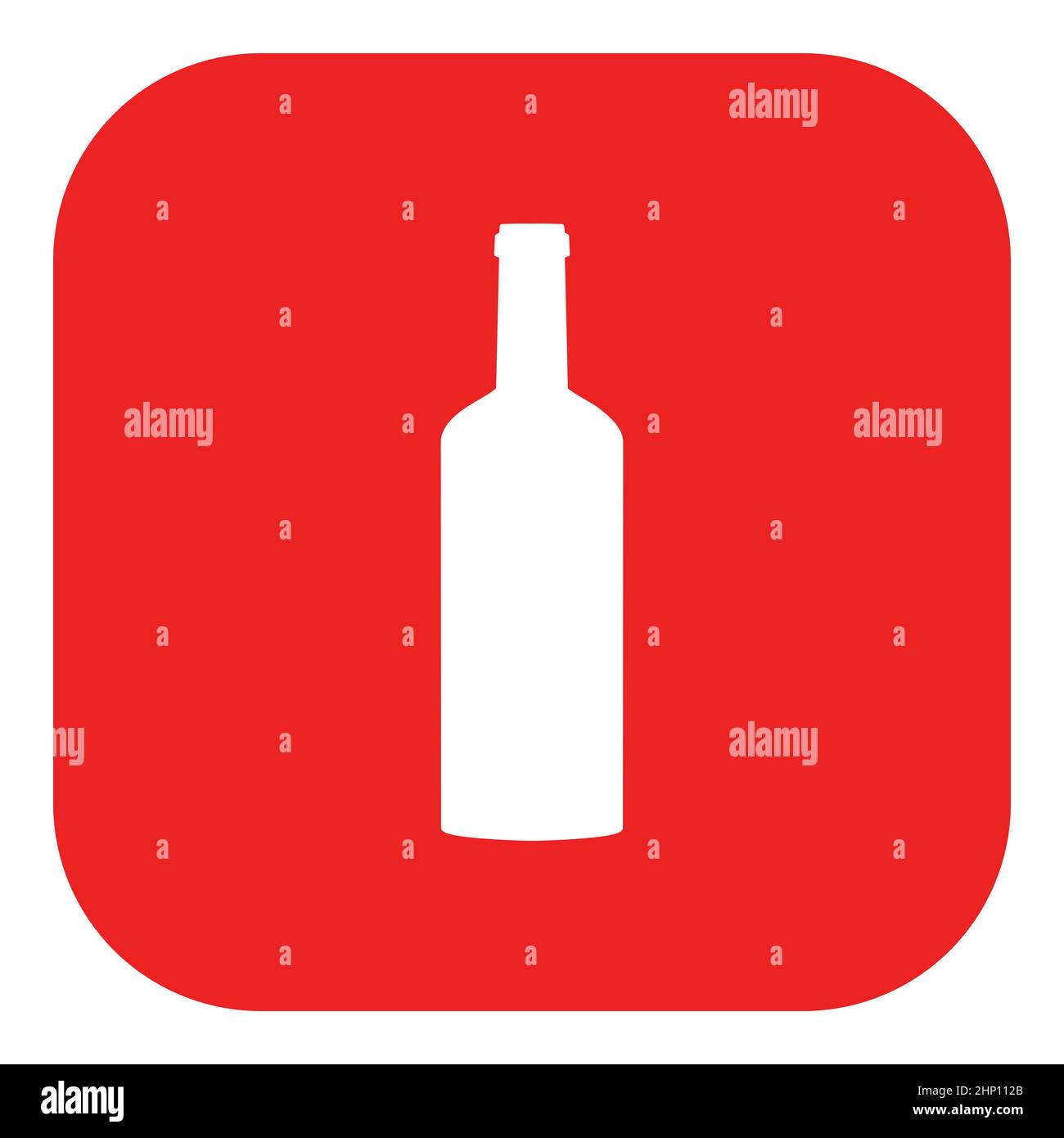 Bottle and app icon Stock Photo - Alamy