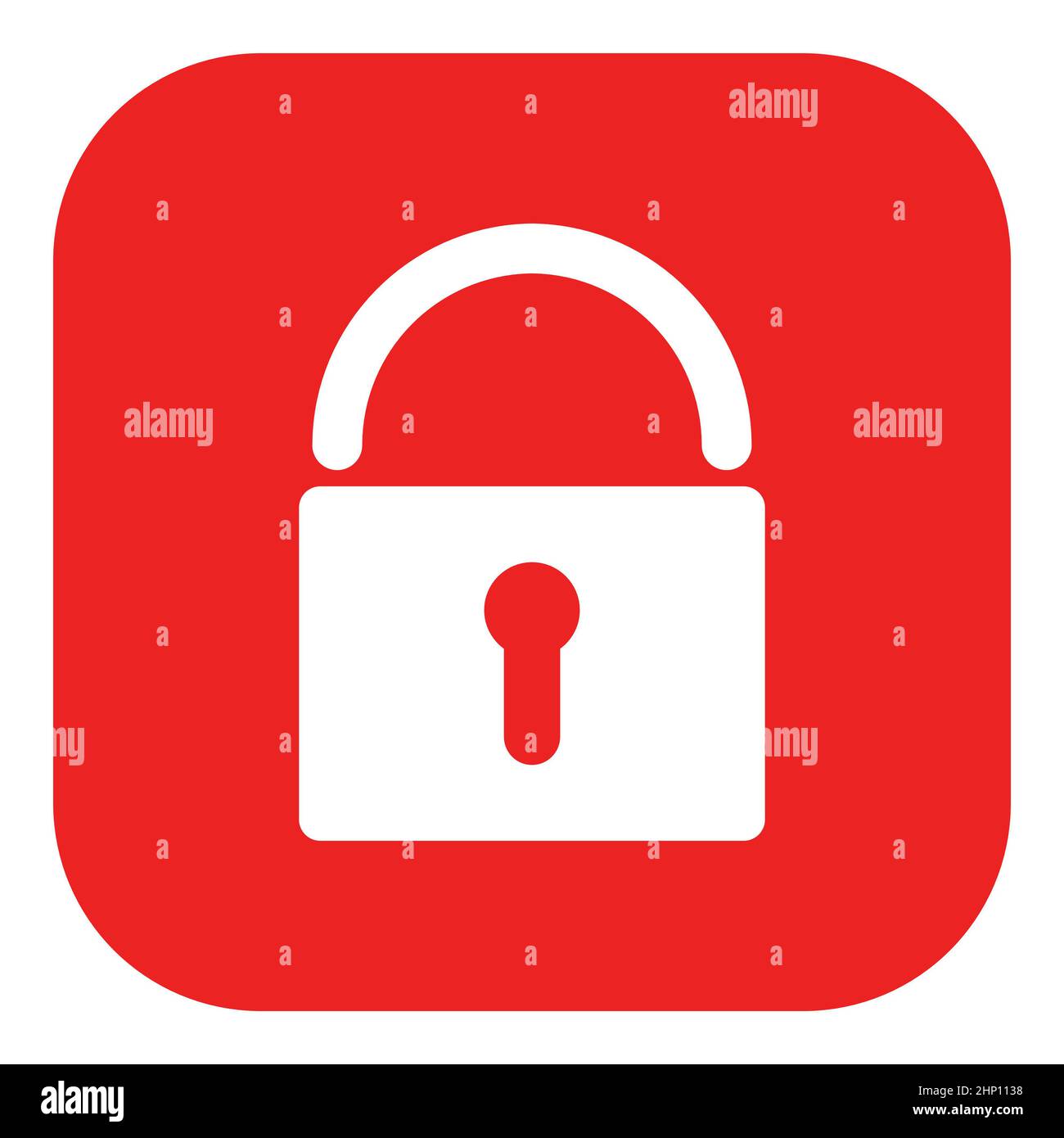 Lock and app icon Stock Photo - Alamy