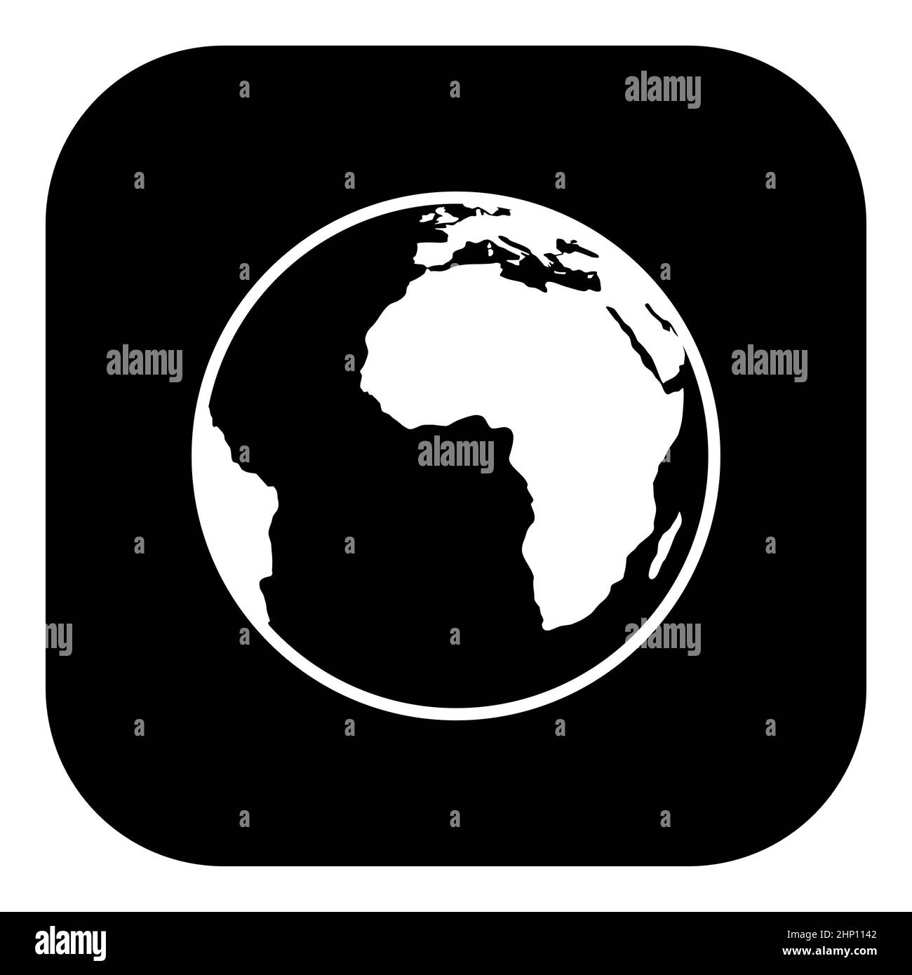 Globe and app icon Stock Photo - Alamy