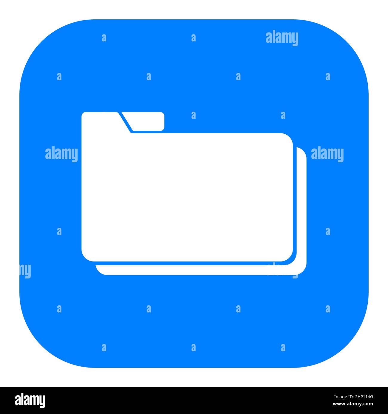 Folder and app icon Stock Photo - Alamy
