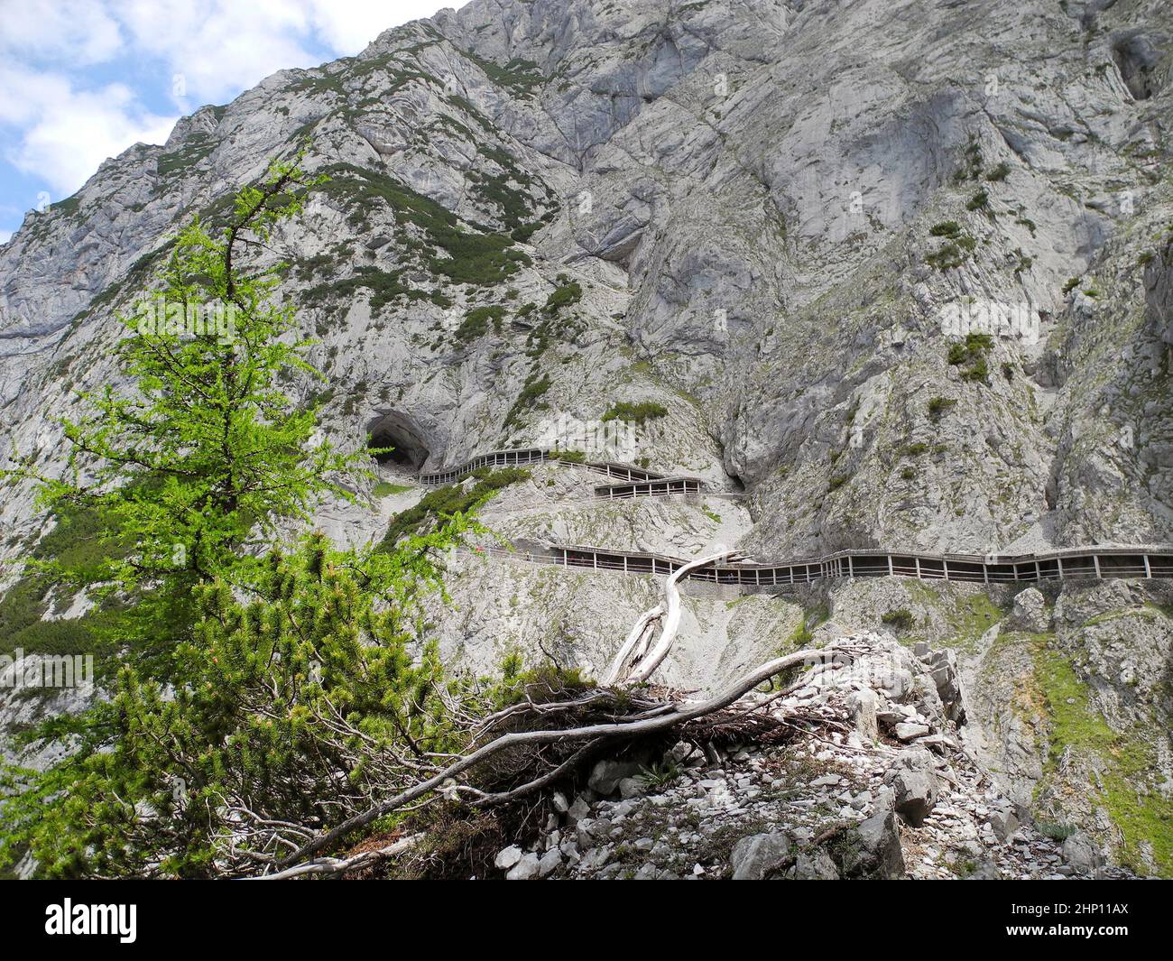 Austria, way to Eisriesenwelt - world largest ice cave Stock Photo - Alamy