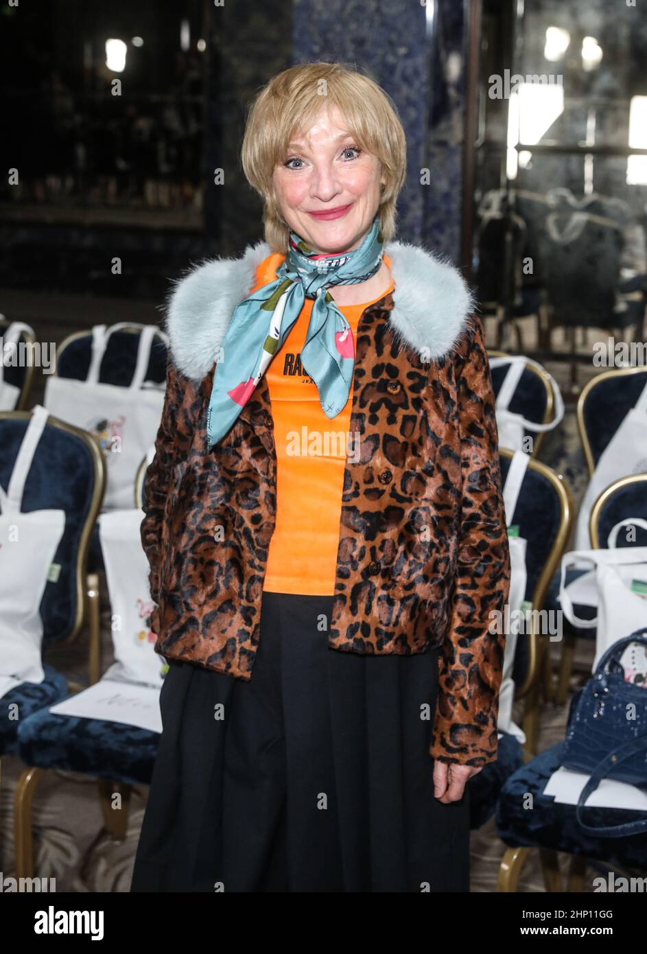 London, UK. 17th Feb, 2022. Jane Horrocks seen at The Dorchester Hotel ...