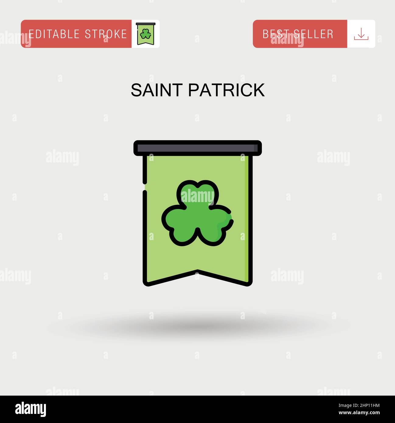 Saint patrick illustration hi-res stock photography and images - Alamy