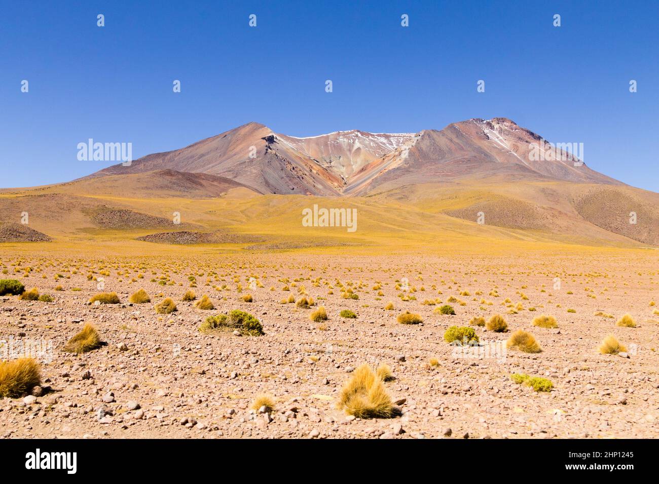 Bolivian mountains landscape,Bolivia.Andean plateau view.Volcano view ...