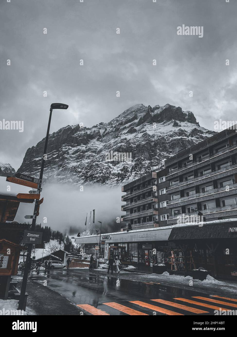 holiday in Grindelwald Stock Photo - Alamy